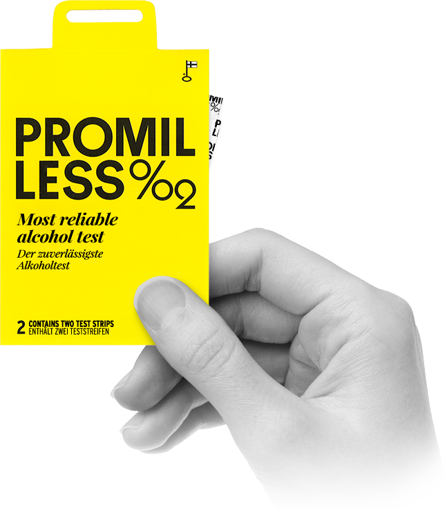 Promilles – Extremely reliable and easy-to-use alcohol test